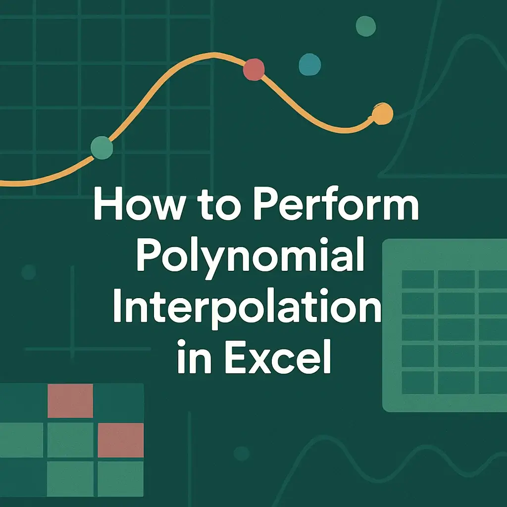 How to Perform Polynomial Interpolation in Excel (2 Easy Ways) - Excel Insider