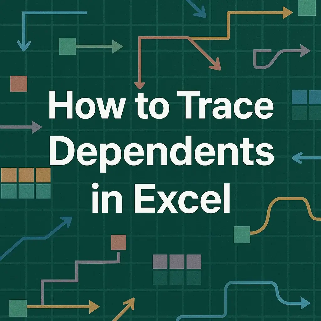 How to Trace Dependents in Excel (4 Suitable Methods) - Excel Insider