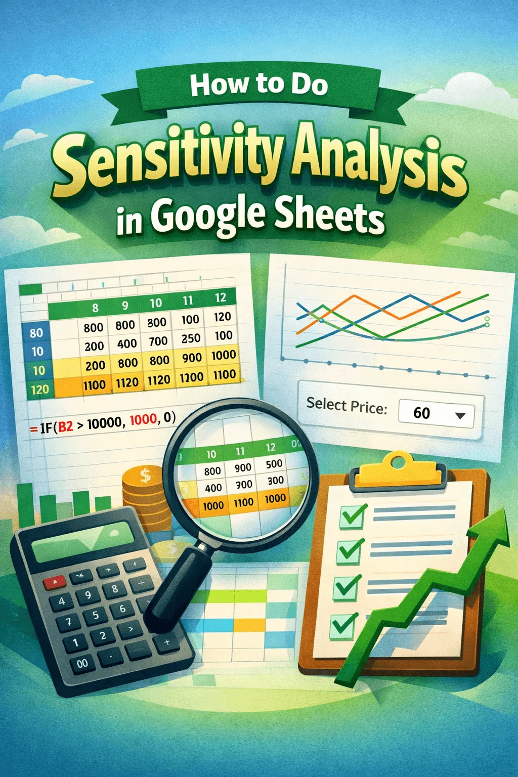 How to Do Sensitivity Analysis in Google Sheets - Excel Insider