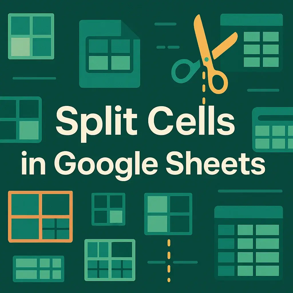 How to Split Cells in Google Sheets - Excel Insider