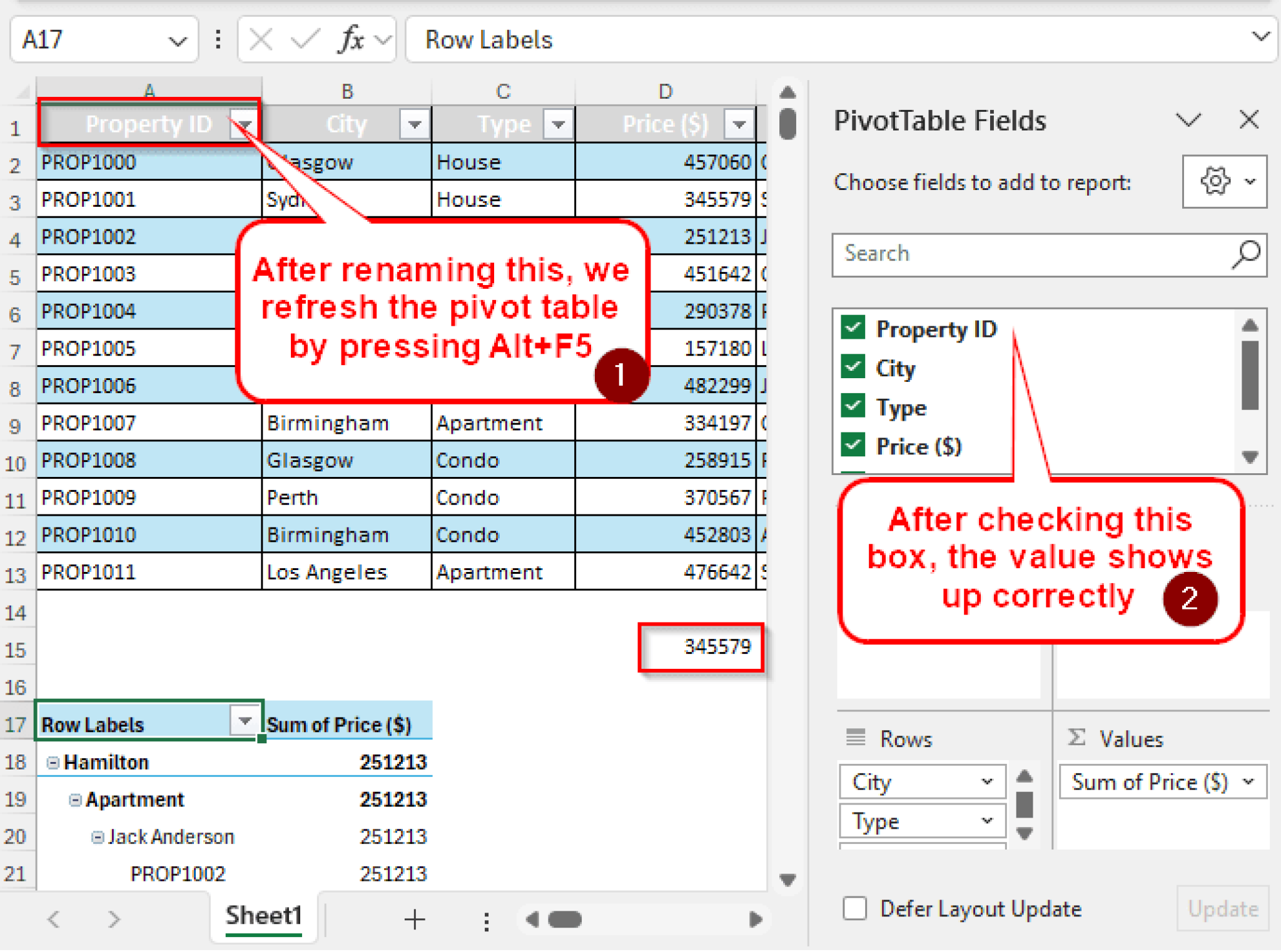 How to Use GETPIVOTDATA with Dynamic Referencing in Excel - Excel Insider