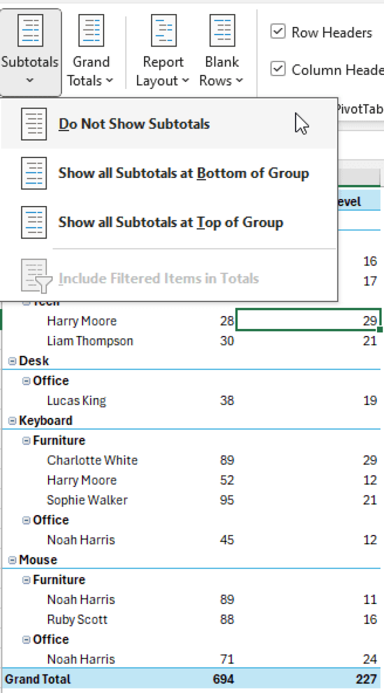 How to Change Pivot Table Layout in Excel (3 Suitable Options) - Excel ...