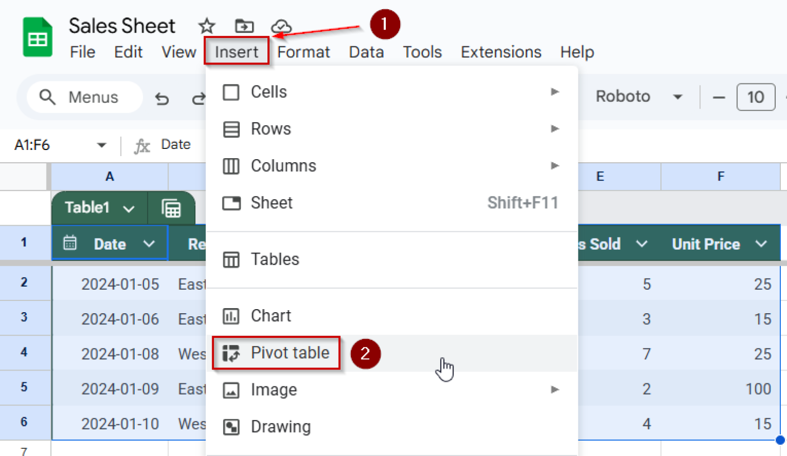 How to Create & Customize a Pivot Table in Google Sheets - Excel Insider