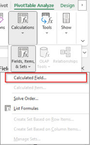 How to Edit a Calculated Field in Excel Pivot Table - Excel Insider