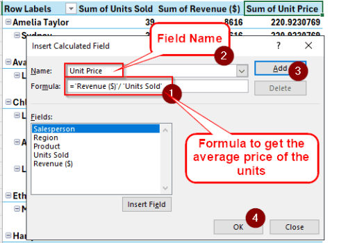 How To Edit A Calculated Field In Excel Pivot Table Excel Insider
