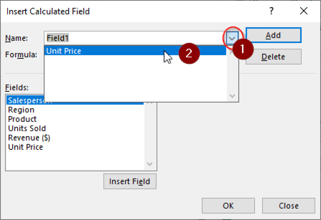 How to Edit a Calculated Field in Excel Pivot Table - Excel Insider
