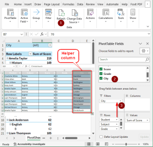 How to Filter a Pivot Table with a Custom List in Excel - Excel Insider