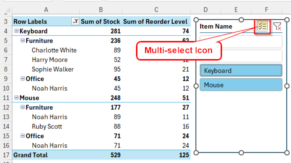 How to Insert Slicer in Excel with Pivot Table (with Simple Steps ...