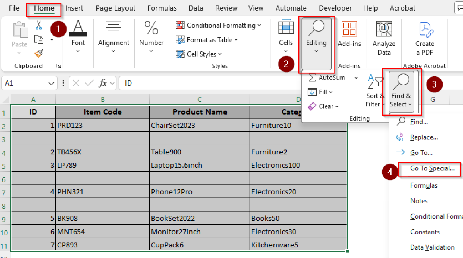 How to Remove Blank Rows in Excel (7 Quick Tricks) - Excel Insider