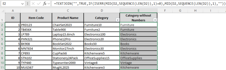 How to Remove Numbers from a Cell in Excel (10 Simple Ways) - Excel Insider