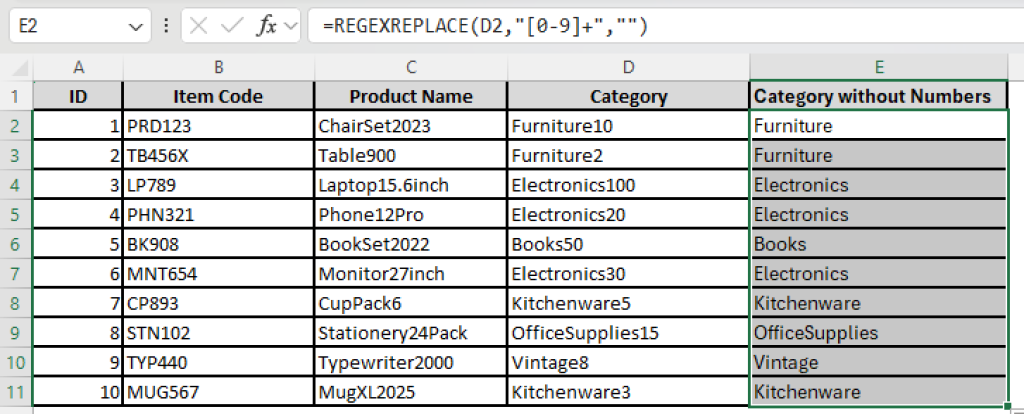 How to Remove Numbers from a Cell in Excel (10 Simple Ways) - Excel Insider