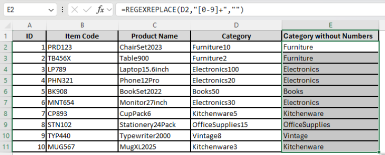 How to Remove Numbers from a Cell in Excel (10 Simple Ways) - Excel Insider