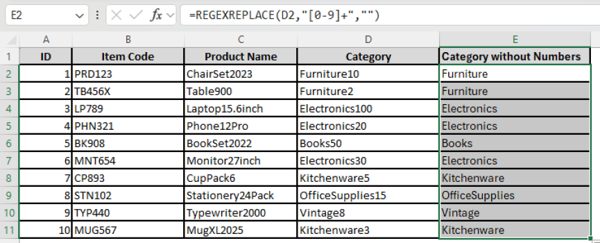 How to Remove Numbers from a Cell in Excel (10 Simple Ways) - Excel Insider