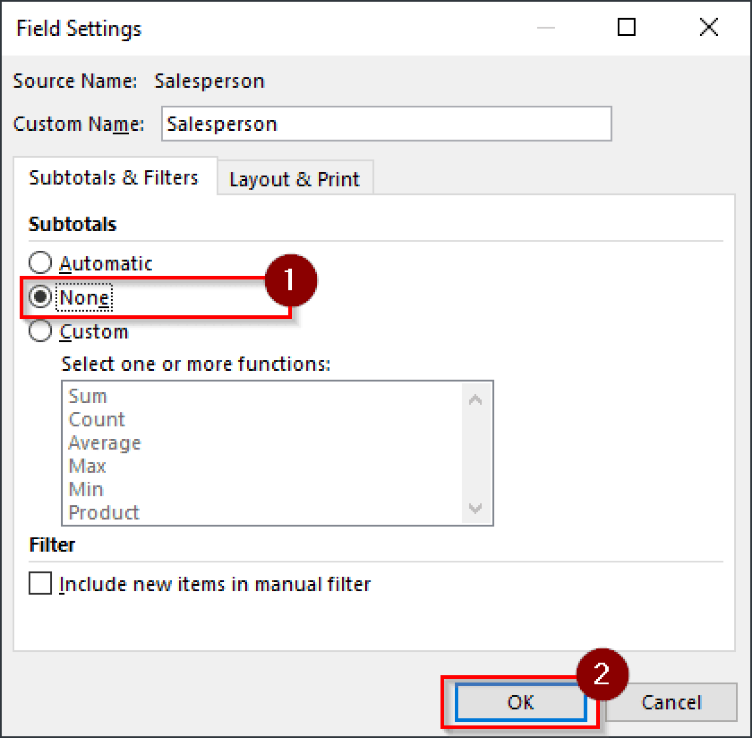 How To Remove Subtotal In Excel Pivot Table 3 Suitable Cases Excel Insider