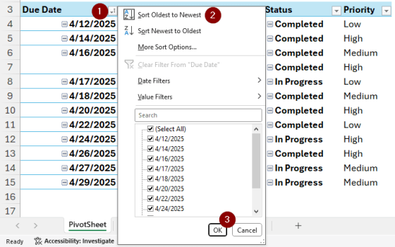 How to Sort Dates in a Pivot Table (with Simple & Detailed Steps ...