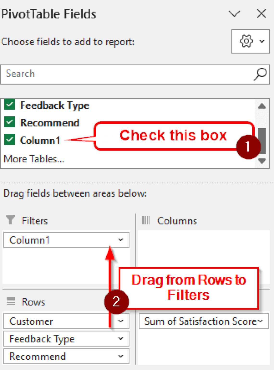 How to Filter Values with Greater Than in Excel Pivot Table - Excel Insider