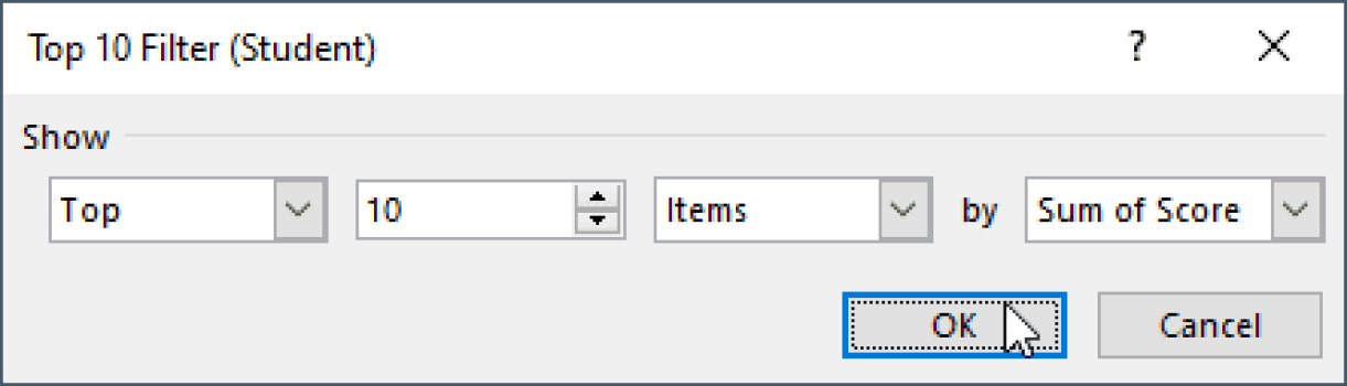 How to Show Top 10 in Pivot Table (with Filter & VBA) - Excel Insider