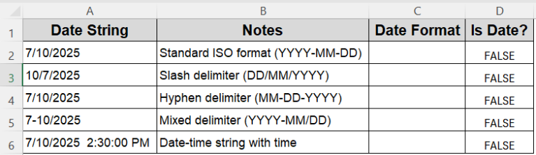 How to Convert a String to a Date in Excel VBA (3 Examples) - Excel Insider