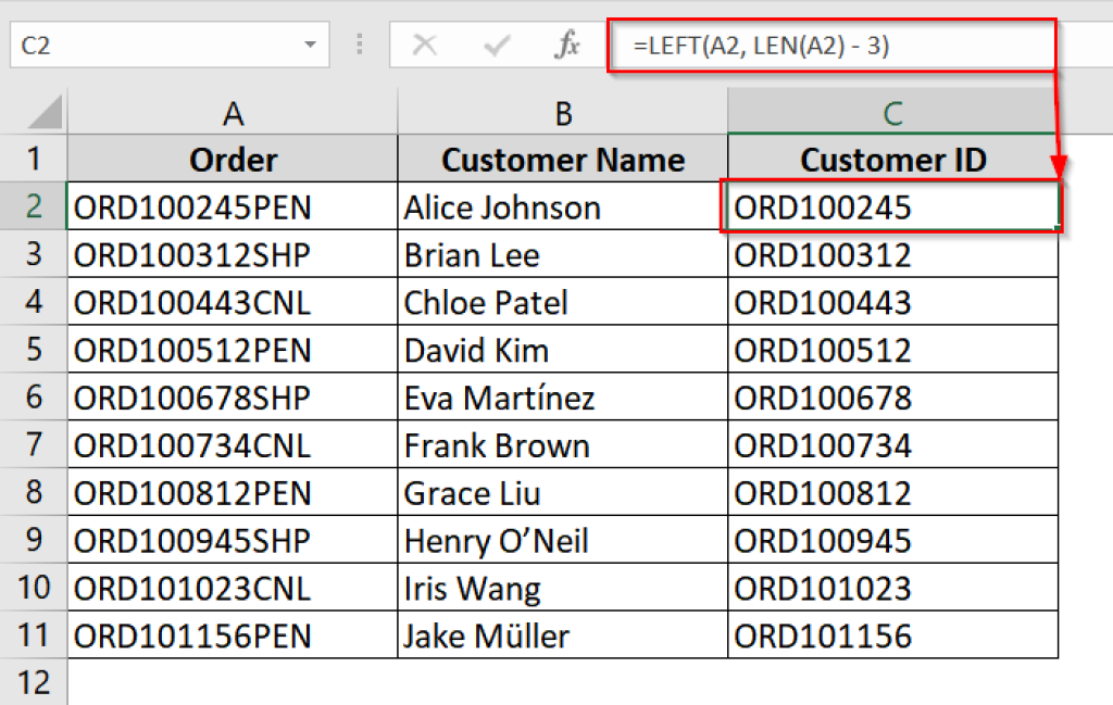 How To Remove Last 3 Characters In Excel 4 Easy Methods Excel Insider