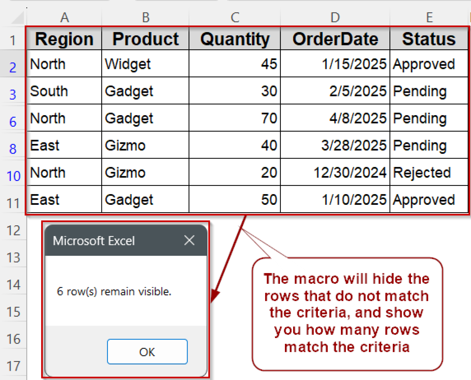 How to Filter with Multiple Criteria in Excel VBA - Excel Insider
