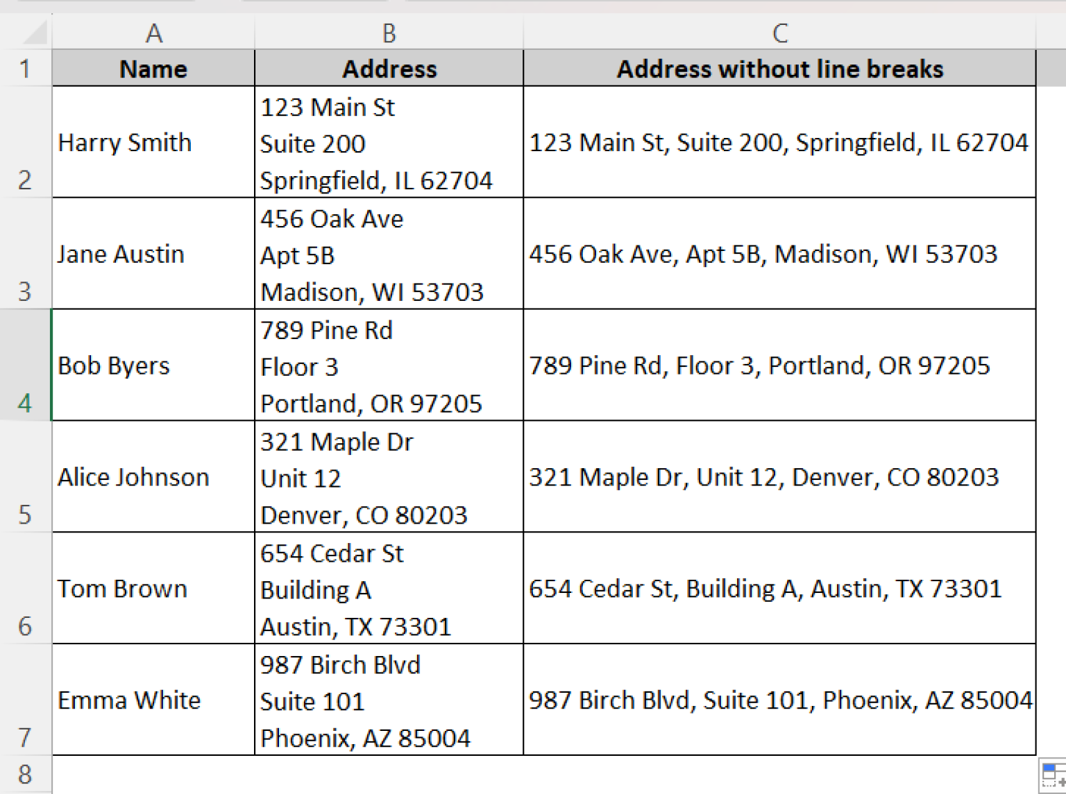 How to Remove Line Breaks in Excel (4 Simple Ways) - Excel Insider
