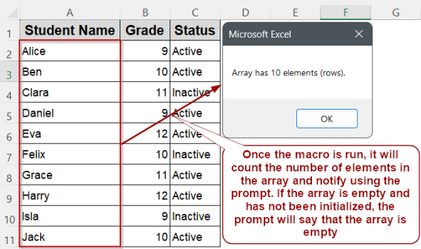How to Check if an Array Is Empty in Excel VBA (3 Ways) - Excel Insider
