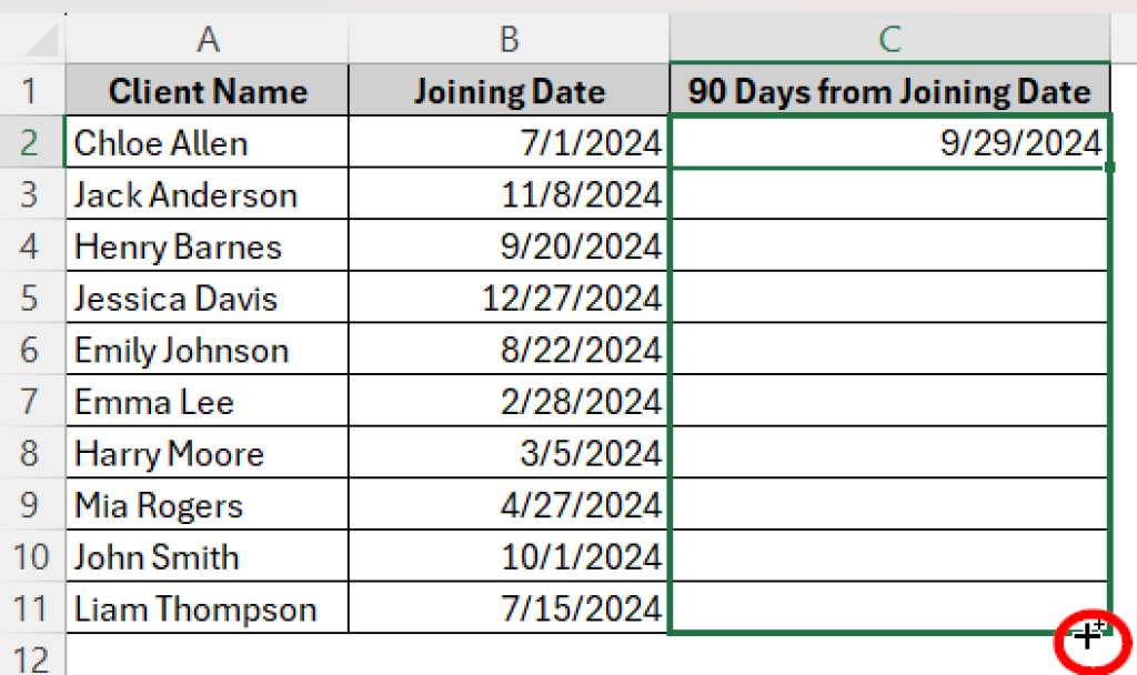 How to Calculate 90 Days From Date in Excel (4 Easy Ways) - Excel Insider