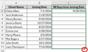 How to Calculate 90 Days From Date in Excel (4 Easy Ways) - Excel Insider