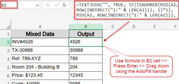 How To Extract Specific Numbers From A Cell In Excel Excel Insider