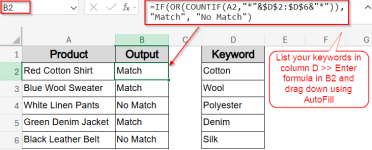 How to Check If a Cell Contains Text from a List in Excel - Excel Insider