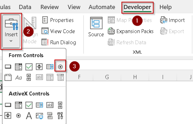 How To Add Radio Buttons Option Buttons In Excel Excel Insider