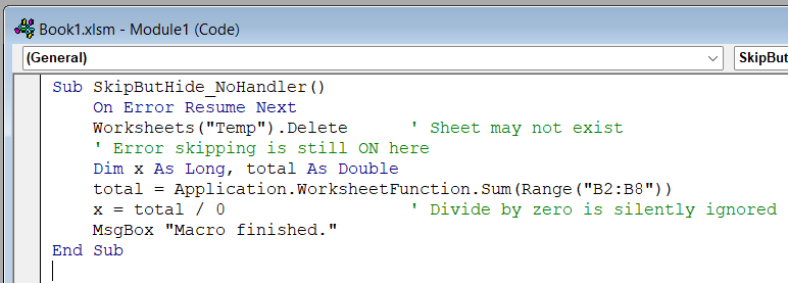 How To Use On Error Goto 0 In Excel Vba For Error Handling Excel Insider