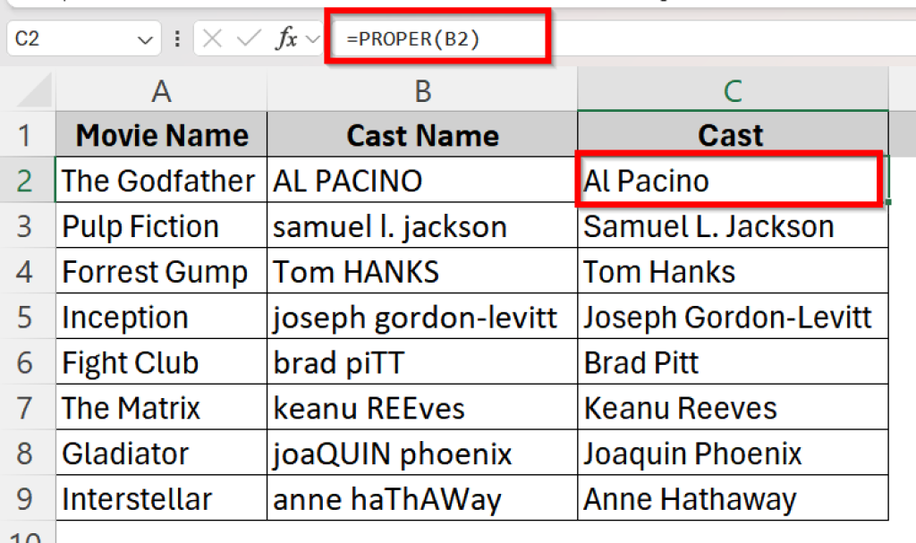 How to Capitalize The First Letter of Each Word in Excel - Excel Insider