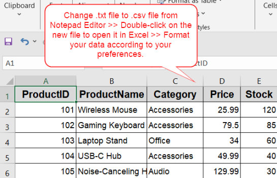 How To Convert Text File To Excel Automatically 5 Simple Ways Excel