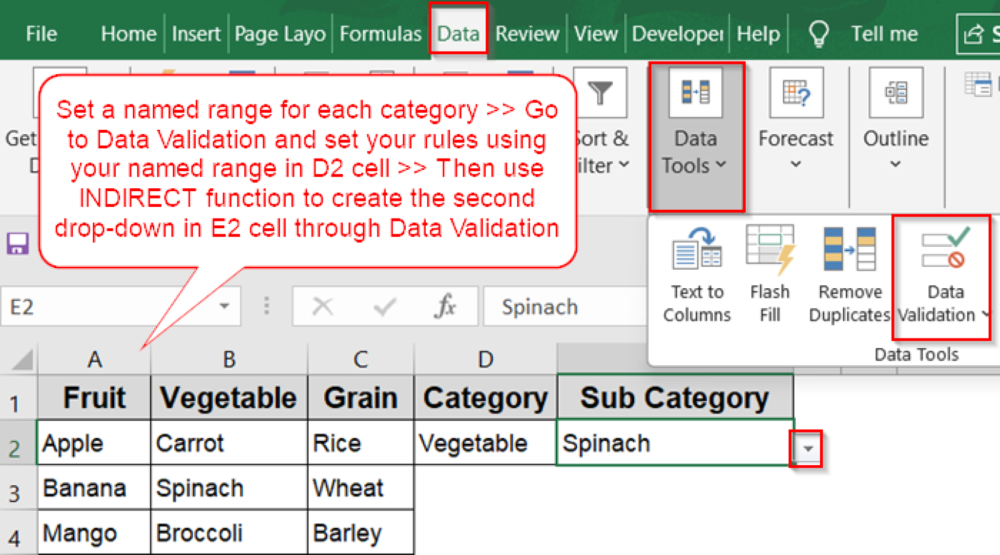 How To Apply Data Validation Based On Another Cell In Excel Excel Insider