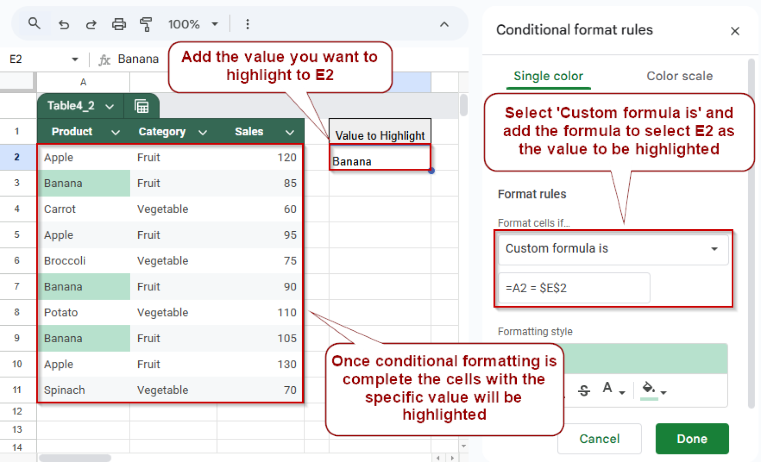How to Find All Cells with a Specific Value in Google Sheets - Excel Insider