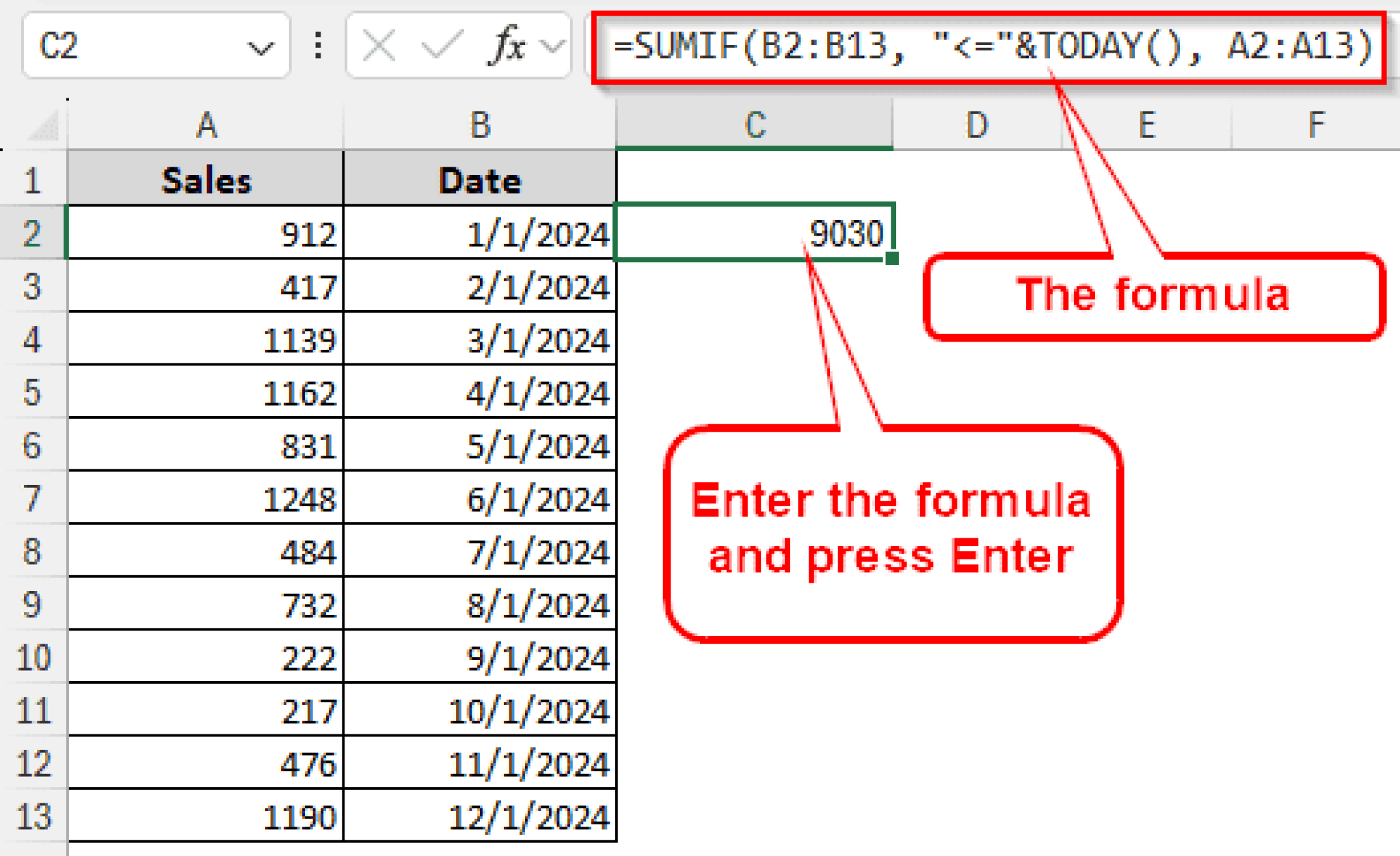 How To Calculate Ytd In Excel 4 Useful Methods Excel Insider