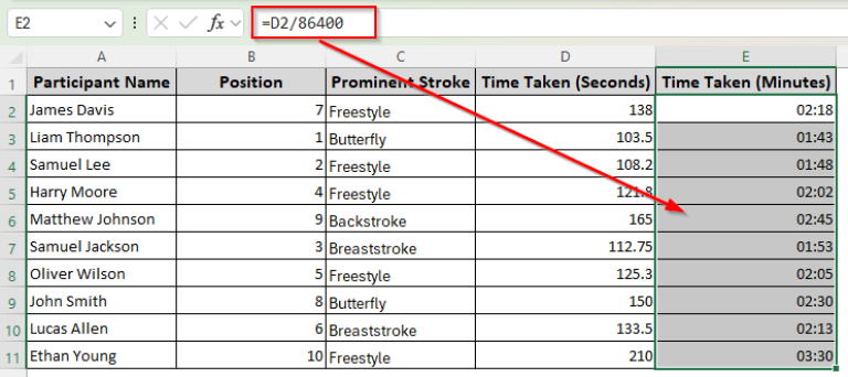 How to Convert Seconds to Minutes in Excel (6 Easy Ways) - Excel Insider