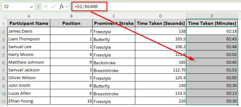 How to Convert Seconds to Minutes in Excel (6 Easy Ways) - Excel Insider