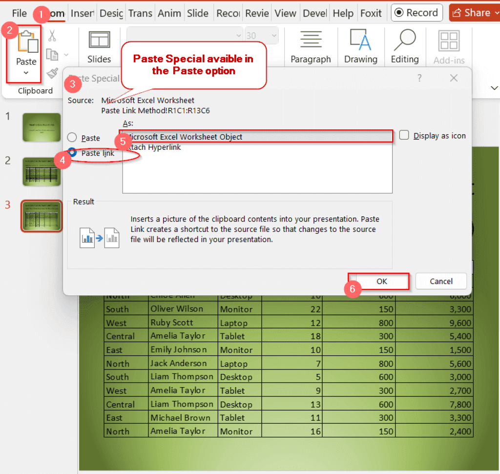 How to Link PowerPoint To Excel for Dynamic Data Updates - Excel Insider