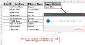 How to Delete Rows Based on Criteria Using VBA Macro - Excel Insider