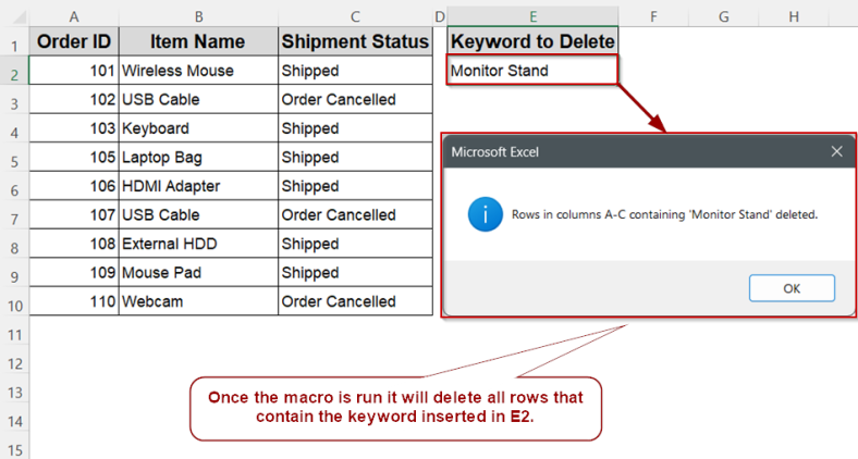 How To Delete Rows Based On Criteria Using Vba Macro Excel Insider
