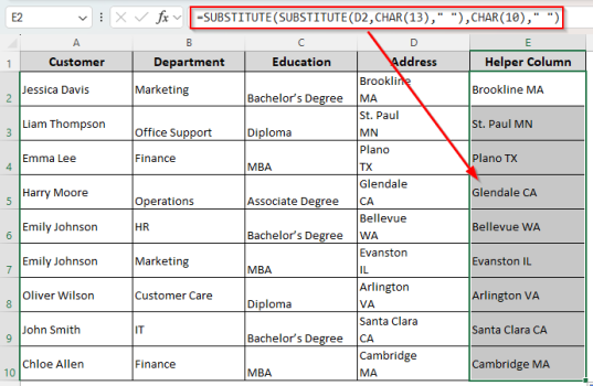 How to Remove Carriage Returns in Excel (7 Quick Tricks) - Excel Insider