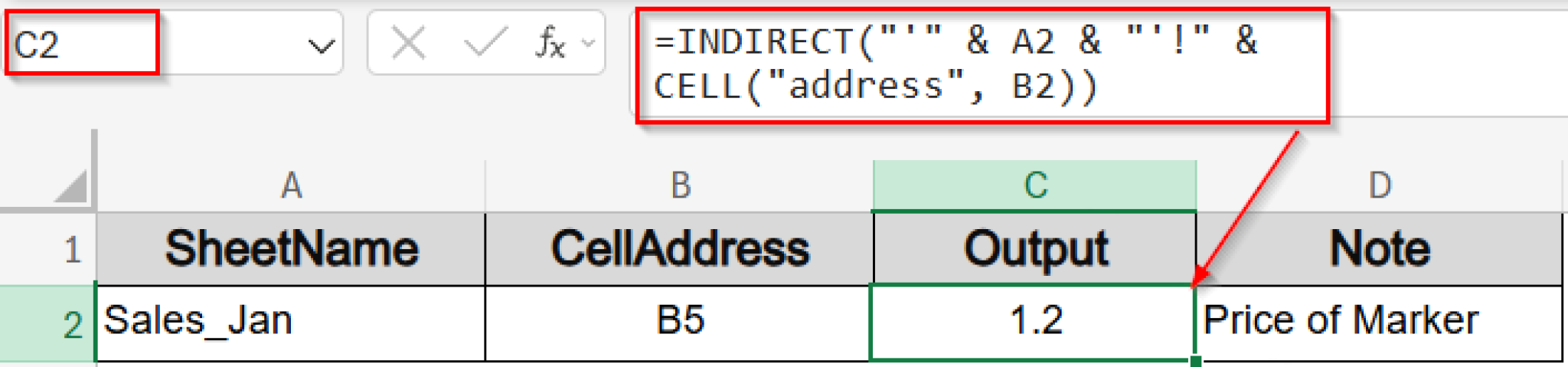 Excel INDIRECT Function to Reference Different Sheets - Excel Insider
