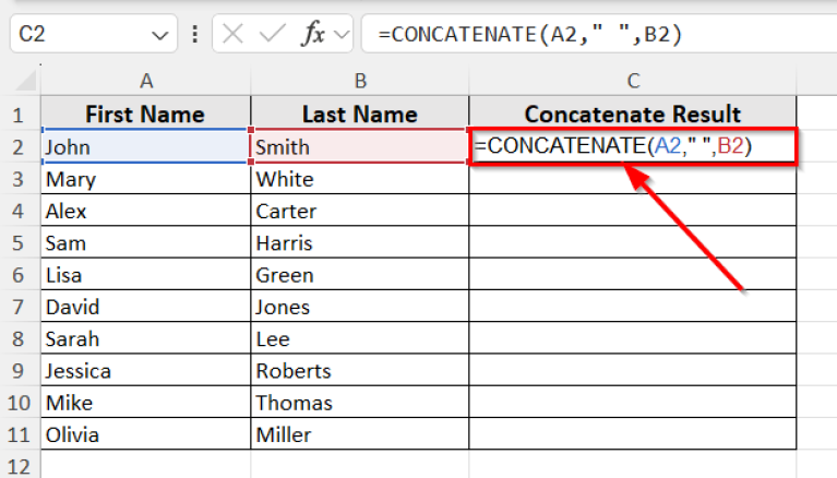Solved Concatenate Function In Excel Not Working Excel Insider