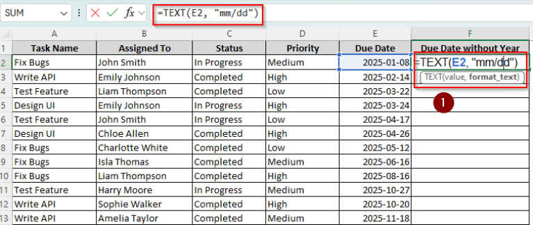 How to Remove Year from Date in Excel (7 Effective Ways) - Excel Insider