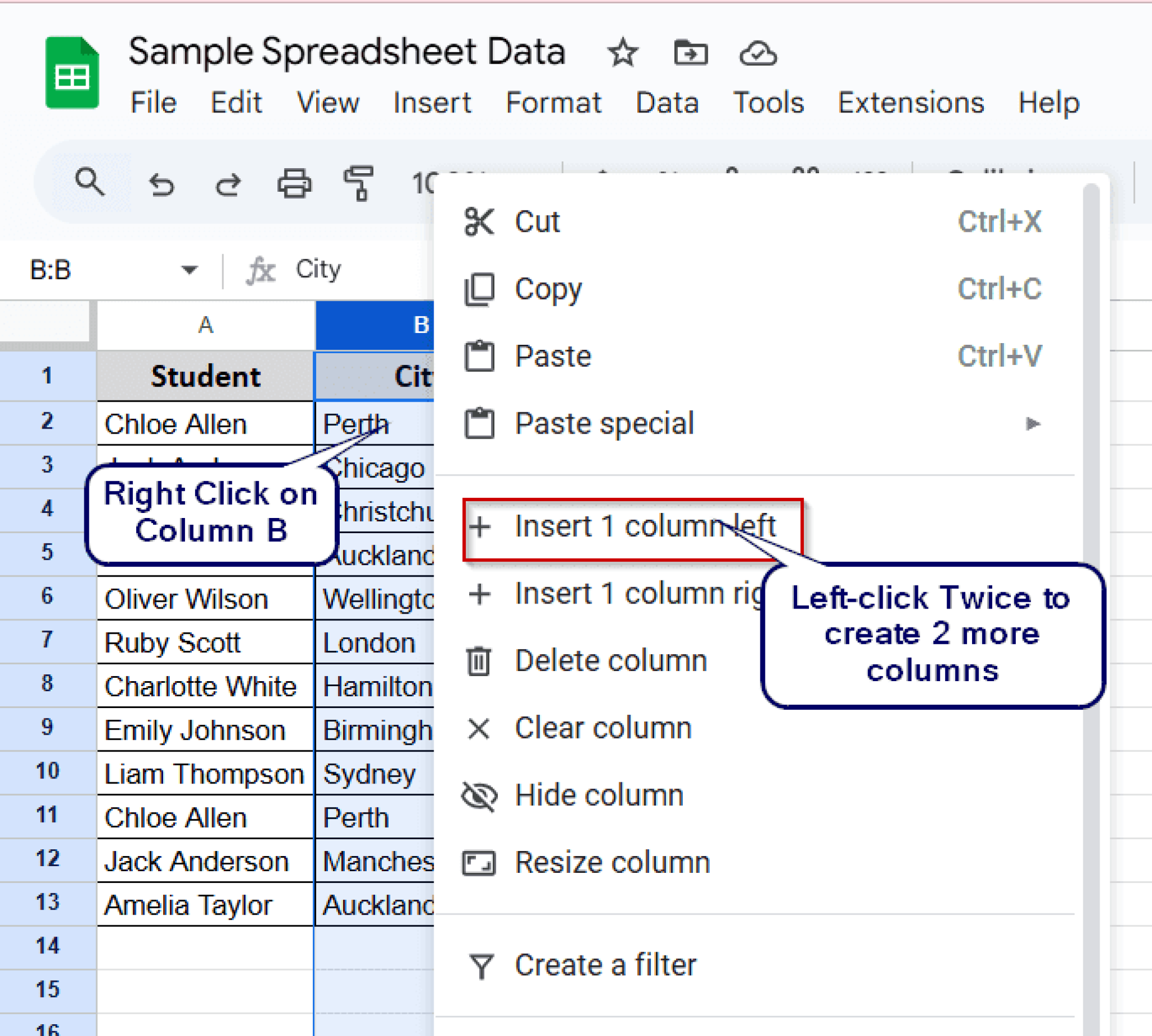 How to Split a Cell Horizontally In Google Sheets (5 Useful Methods) - Excel Insider