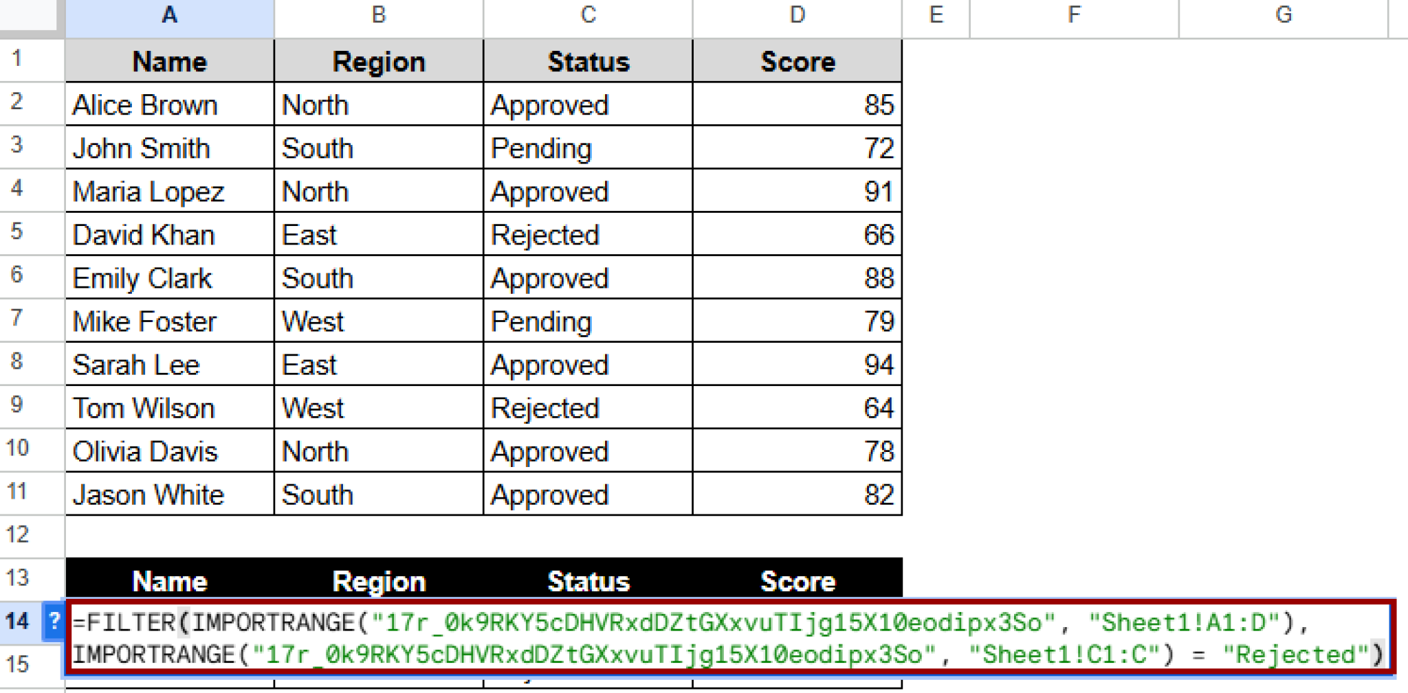 How to Use IMPORTRANGE in Google Sheets with Conditions - Excel Insider