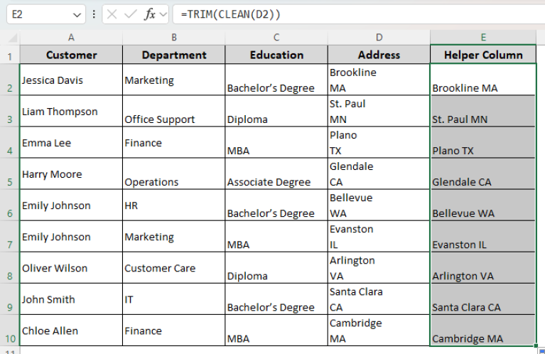 How To Remove Carriage Returns In Excel 7 Quick Tricks Excel Insider