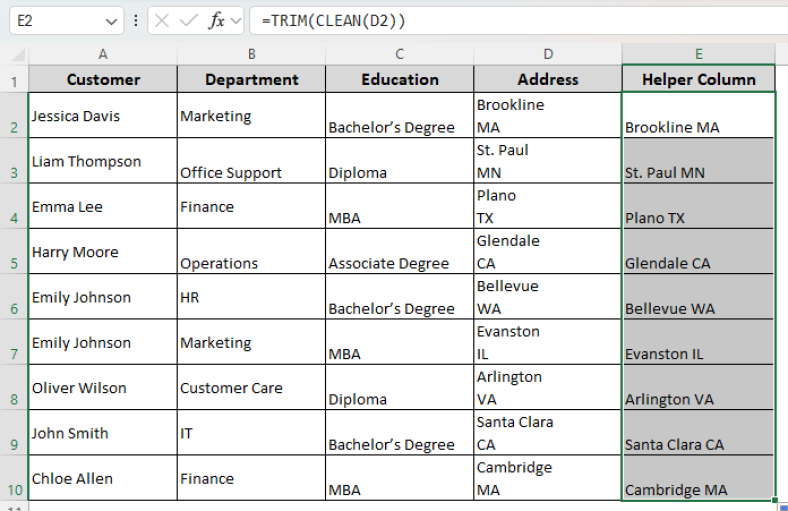 How To Remove Carriage Returns In Excel 7 Quick Tricks Excel Insider